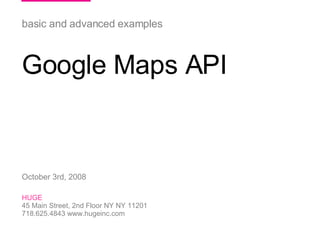 Google Maps API | PPT