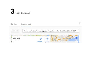 Get Google Maps EMBED iframe Code | PDF