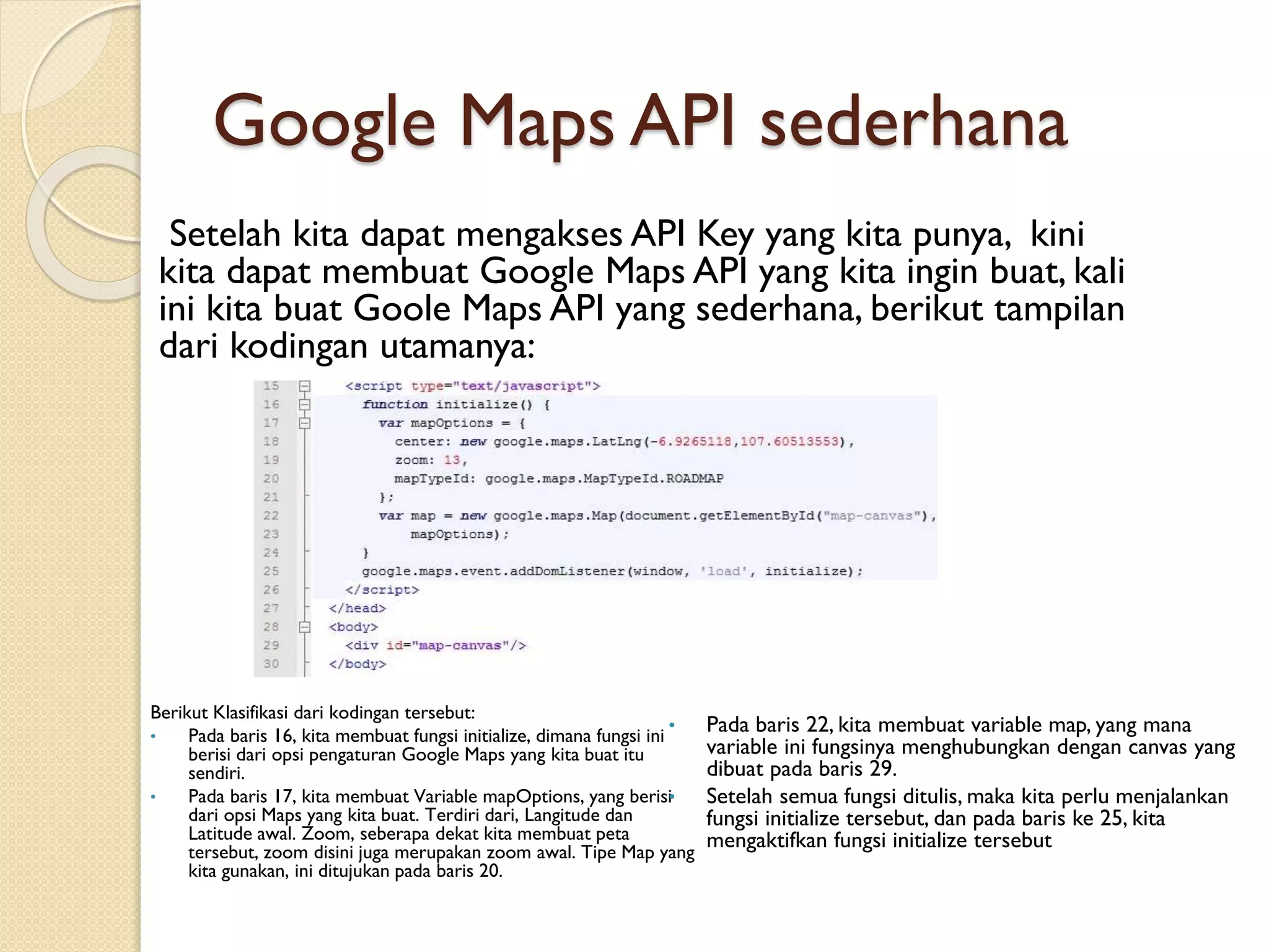 Google maps api kelompok 5 | PPTX