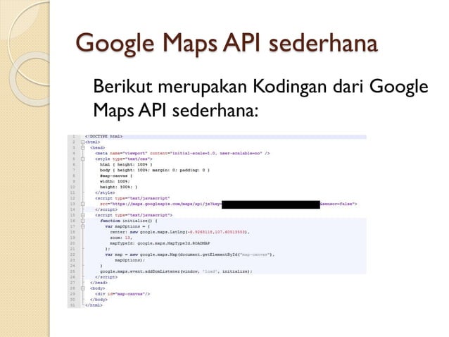 Google maps api kelompok 5 | PPTX