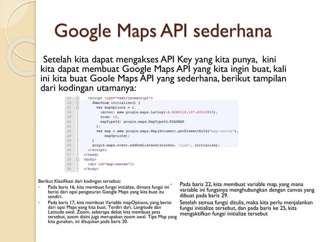 Google maps api kelompok 5 | PPTX