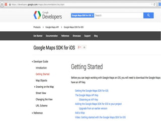 Integrate Google Map SDK in iOS App | PPT