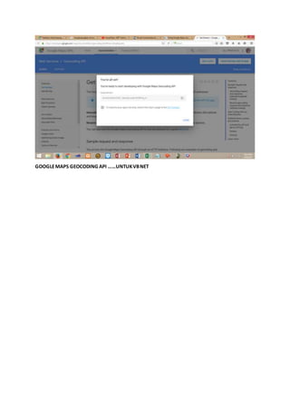Google maps geocoding api | PDF