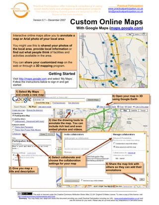 Googlemaps One Page Guide | PDF