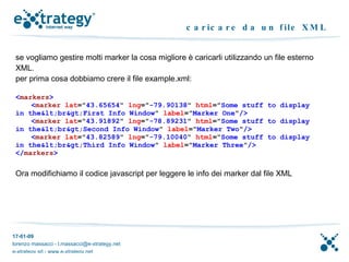 Programmare Google Maps con Javascript