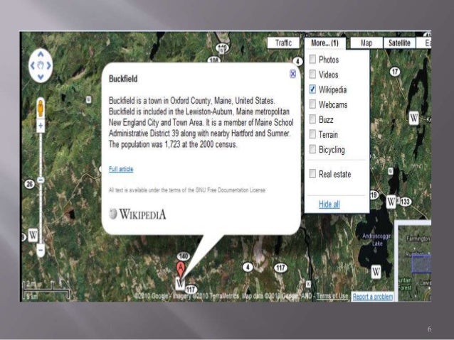Google maps street view power point presentation