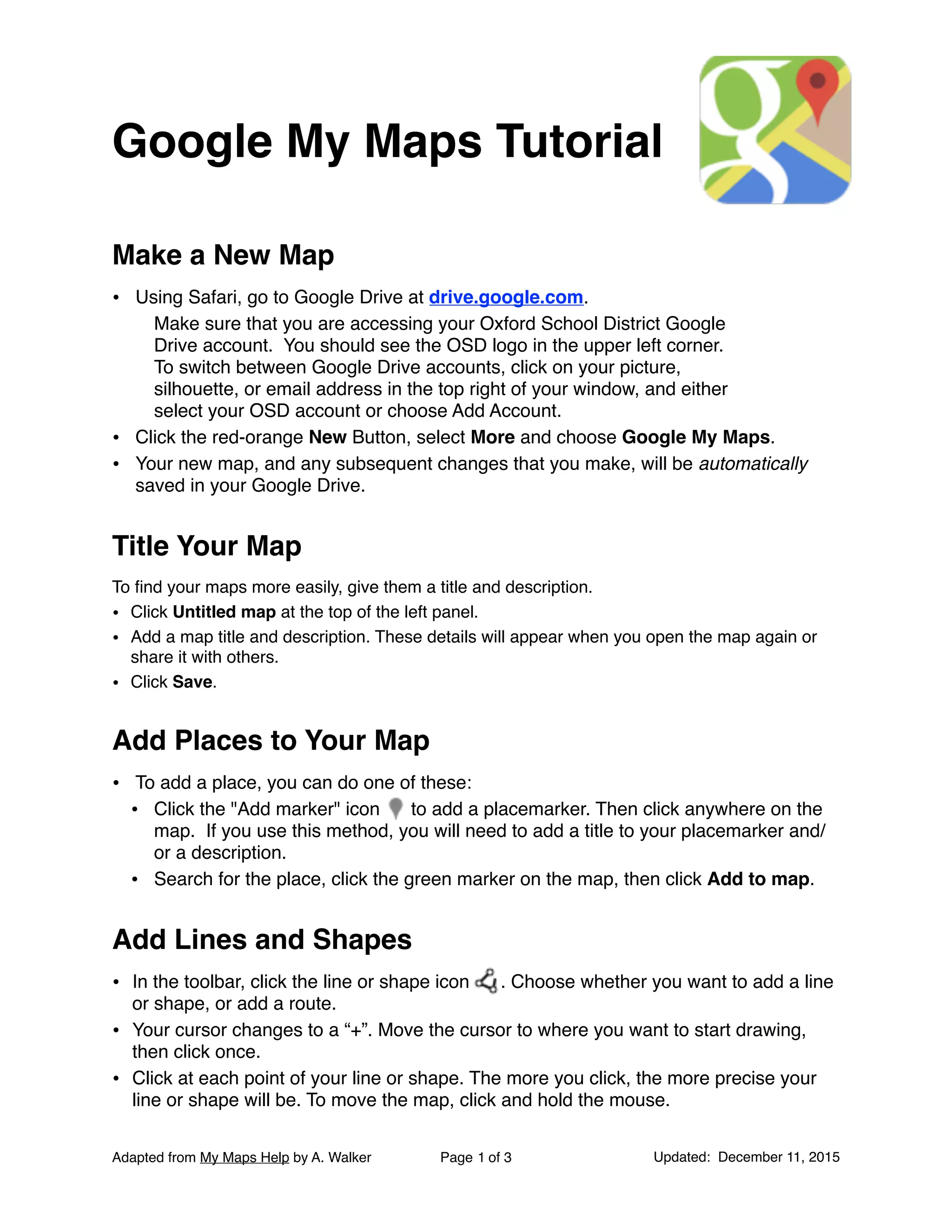Google Maps Tutorial | PDF