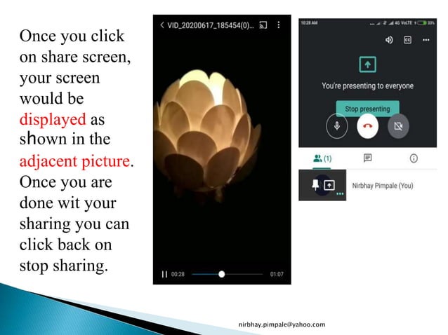how to schedule Google meet by using smart phone | PPTX | Web Conferencing | Computer Software ...
