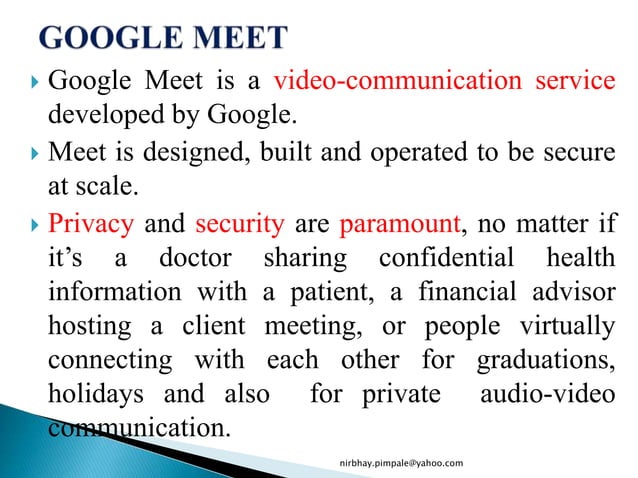 how to schedule Google meet by using smart phone | PPTX | Web Conferencing | Computer Software ...