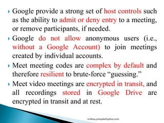 how to schedule Google meet by using smart phone | PPTX | Web ...