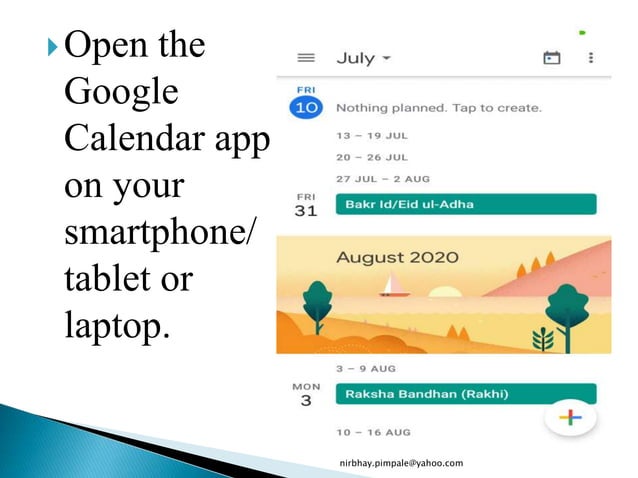how to schedule Google meet by using smart phone | PPTX | Web Conferencing | Computer Software ...