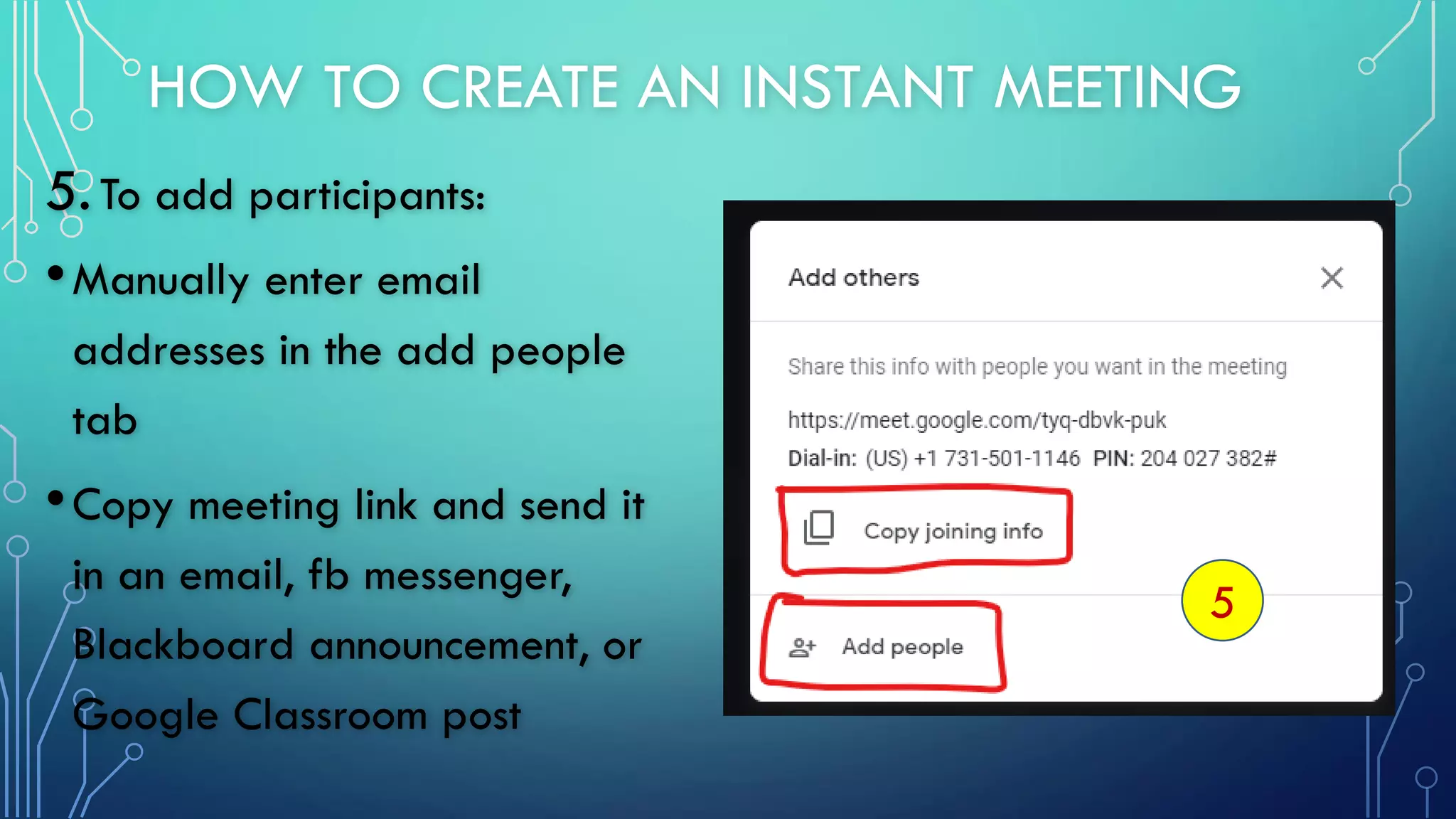 Google meet guide file | PDF