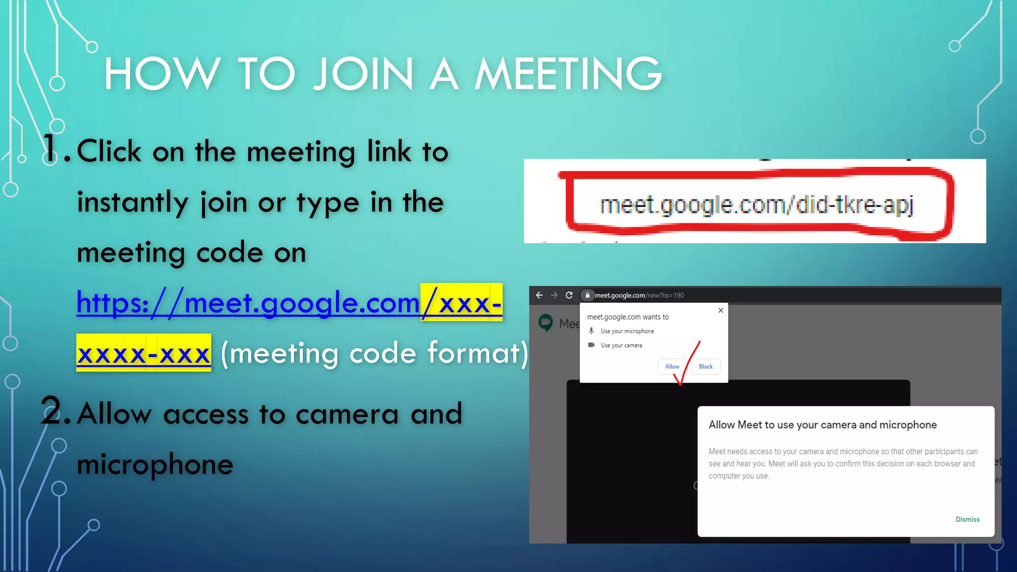 Google meet guide file | PDF