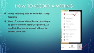 Google meet guide file | PDF