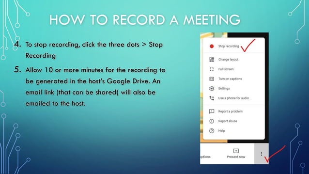 Google meet guide file | PDF