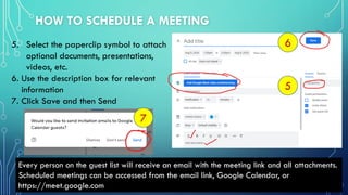 Google meet guide file | PDF