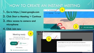 Google meet guide file | PDF