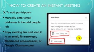 Google meet guide file | PDF