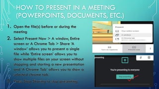 Google meet guide file | PDF