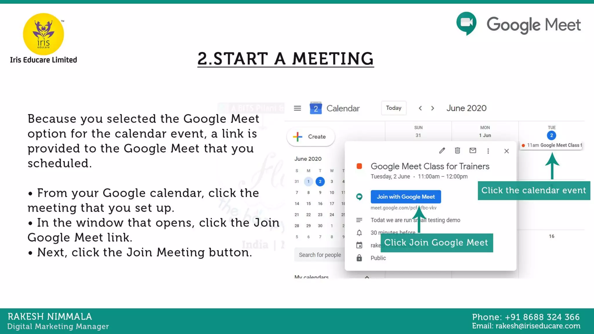 Google meet guide for teachers | PPT