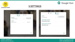 Google meet guide for teachers | PPT