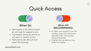 Google Meet Host Controls | PPT
