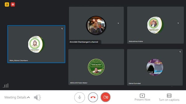 Google Meet Template draft -presentation | PPT