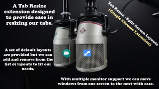 Google Meet Tip - Split Screen (Tab Resize) - Thiyagu | PPT