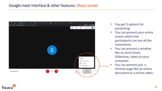 Google Meet Platform Tutorial | PPTX