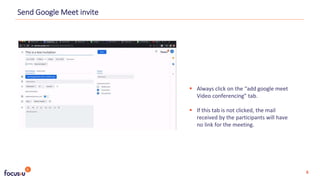 Google Meet Platform Tutorial | PPTX