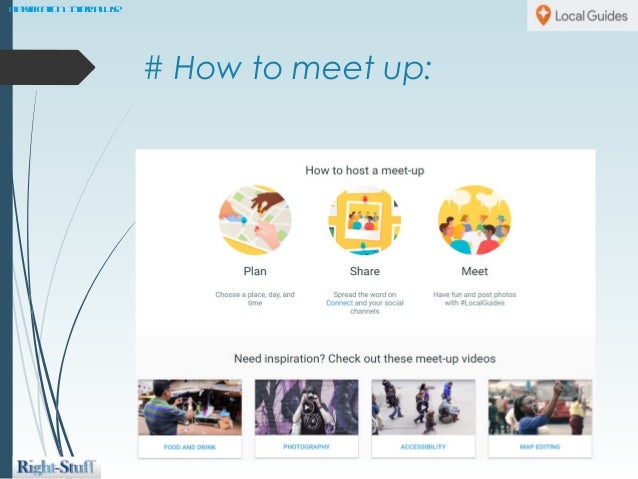 How to use Google meetup