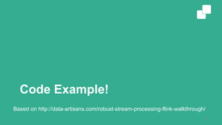 Apache Flink - A Stream Processing Engine | PPT