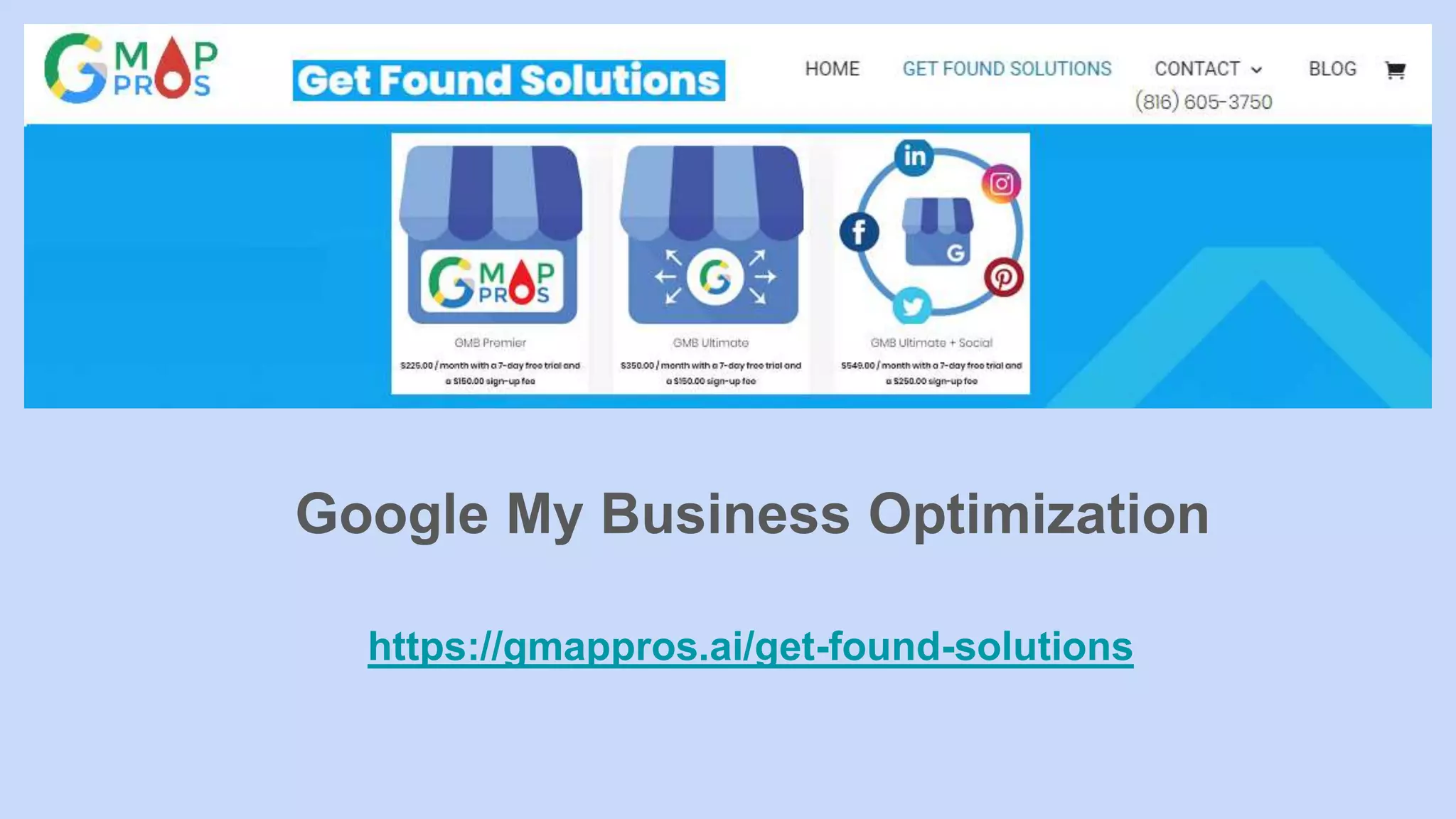 Google My Business Optimization | PPT