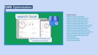 Google My Business Optimization | PPT