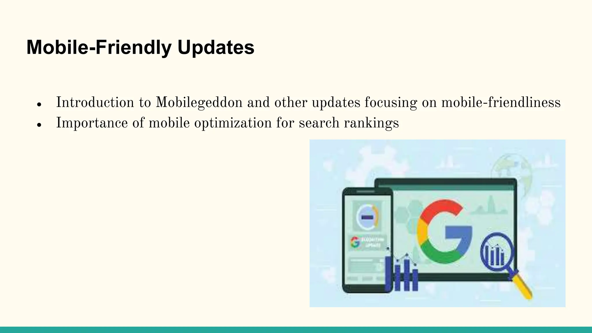 Google new updates in search engine optimization | PPT