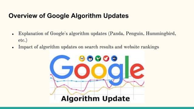 Google new updates in search engine optimization | PPT