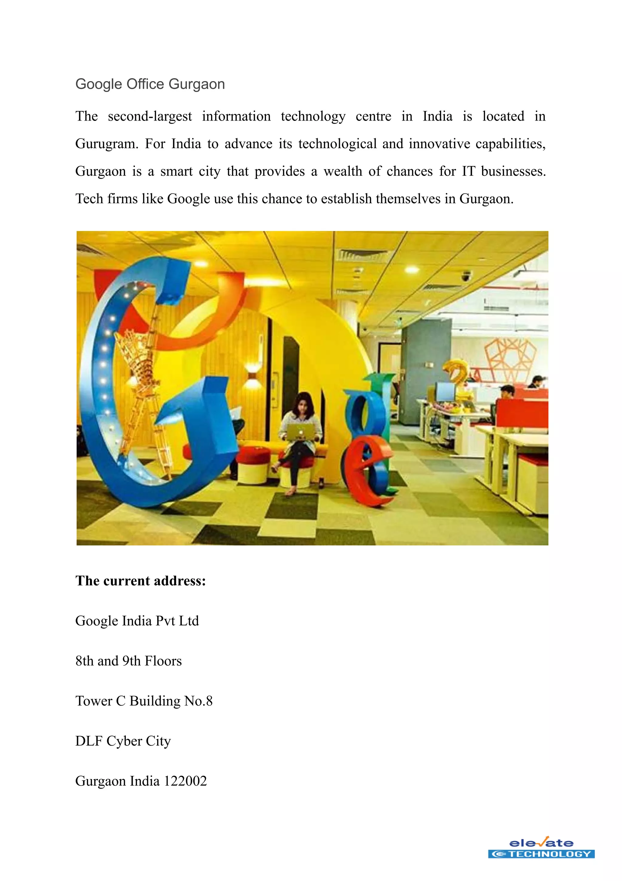 Google Offices in India | PDF