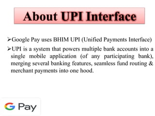 Presentation on Google pay | PPTX