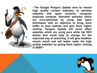 Google Penguin Update 2013 | PPTX