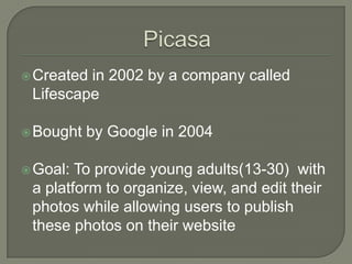 Google: Picasa | PPT