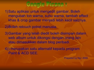 Google Picasa Presentation By Ng | PPT