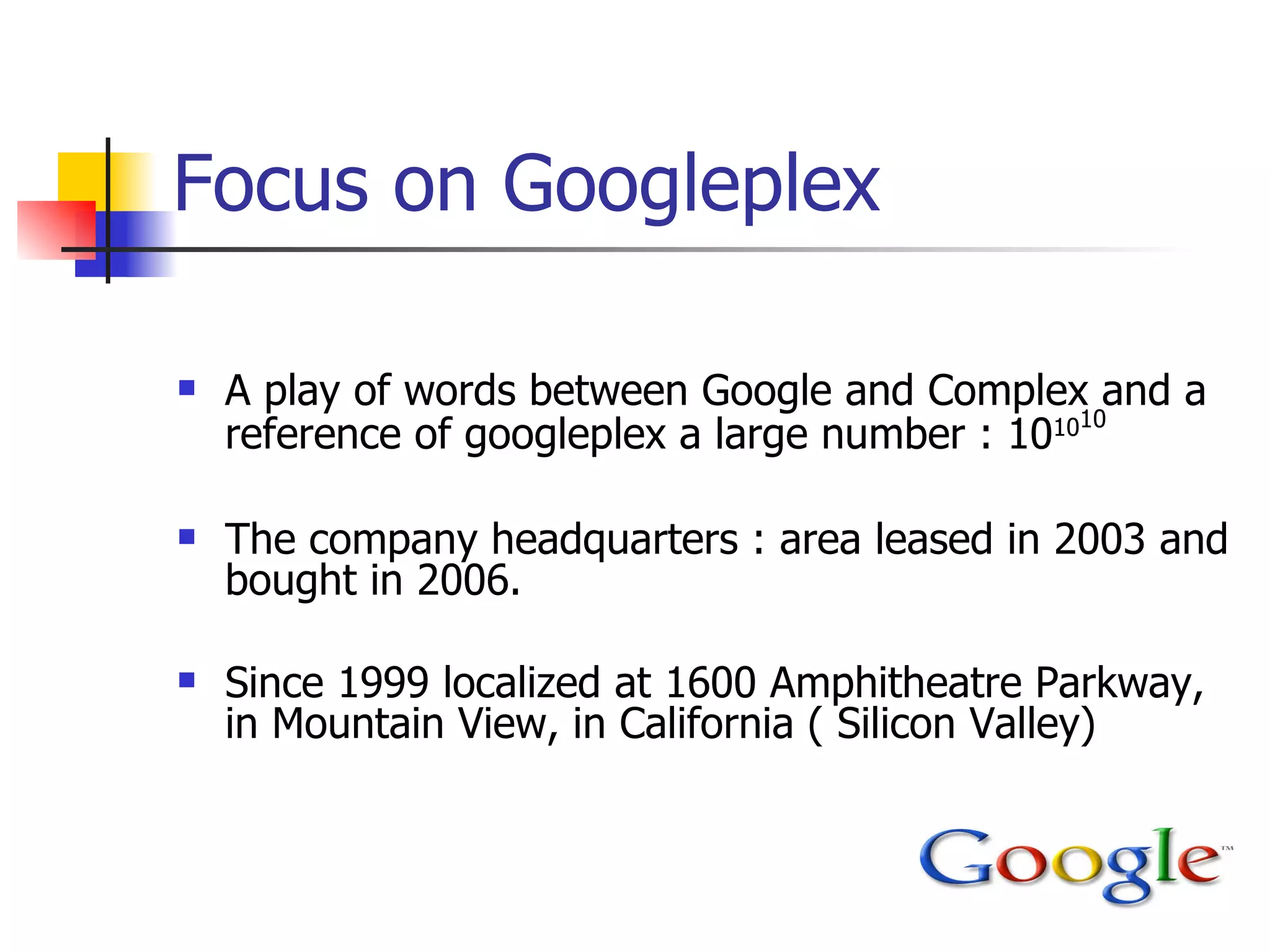 Googleplex | PPT