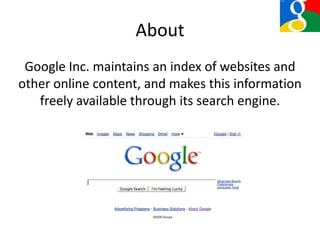 Google Valuation | PPT