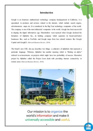 Google- Diversification | DOCX