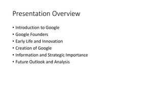 Google Entrepreneurship Presentation | PPSX