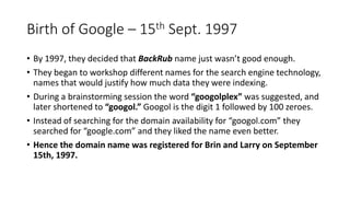 Google Entrepreneurship Presentation | PPSX