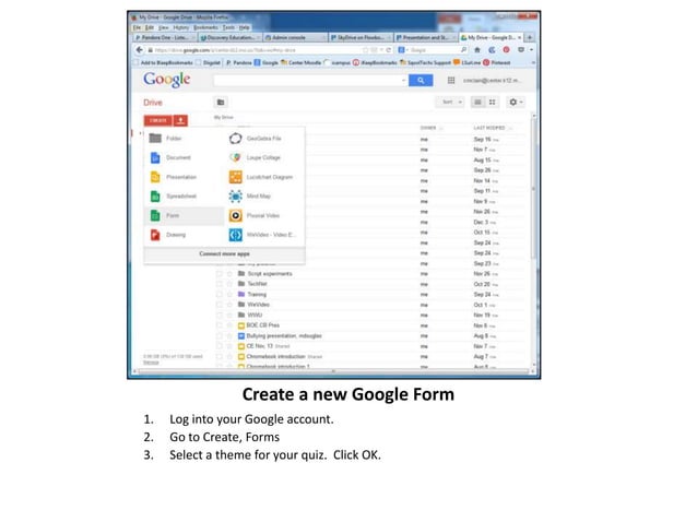 Quizzes in Google Forms | PPTX