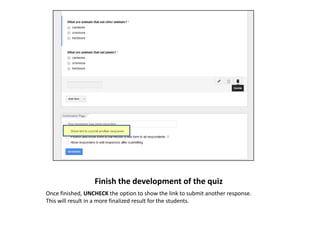 Quizzes in Google Forms | PPTX