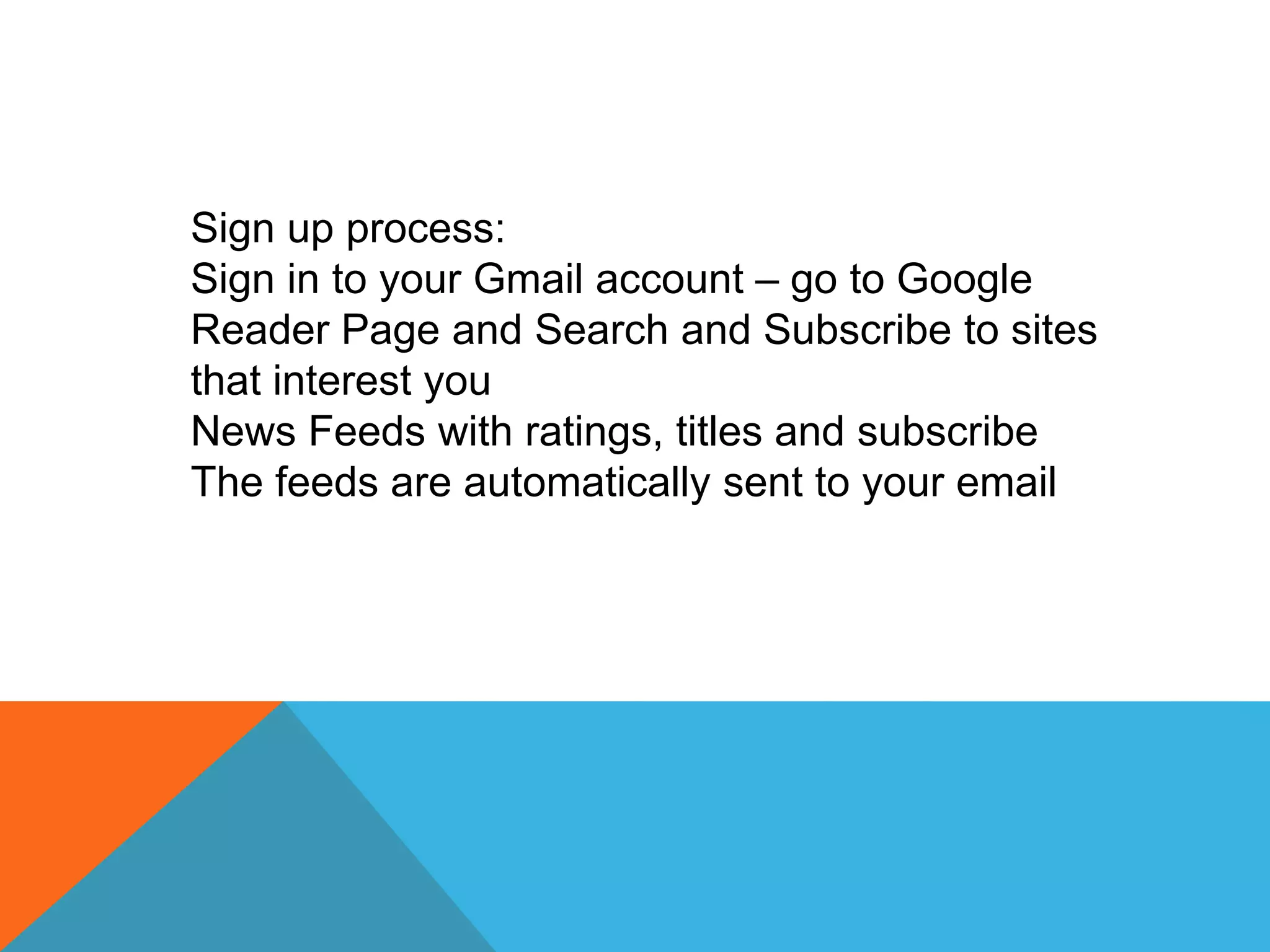 Google reader | PPTX