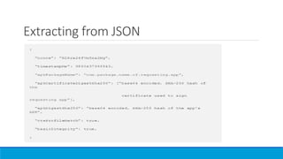 Google SafetyNet API | PPTX